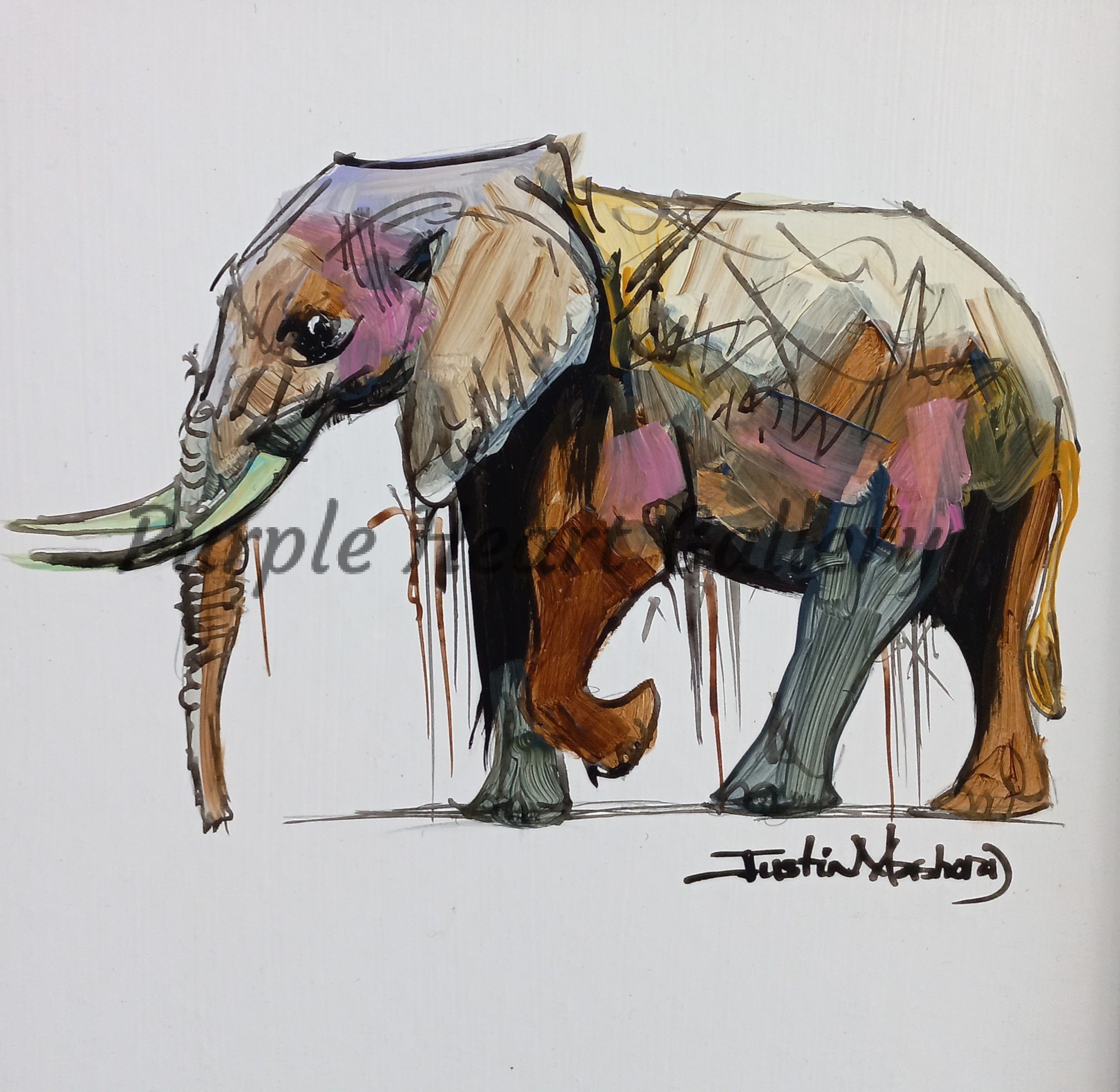 Tender Steps – Purple Heart Gallery & Framing